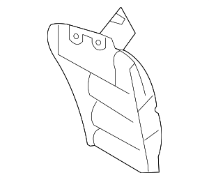 5370A758 - Splash Shield 2011-2024 Mitsubishi Outlander Sport ...