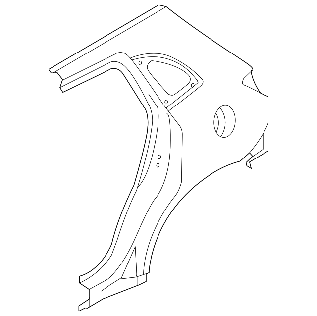 5301D542 - Quarter Panel 2011-2015 Mitsubishi Outlander Sport ...