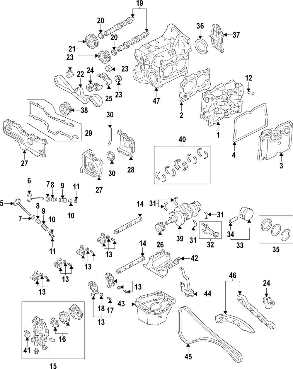 15016AA330 - Engine Oil Pump Rotor 2008-2021 Subaru | Subaru Parts Exchange