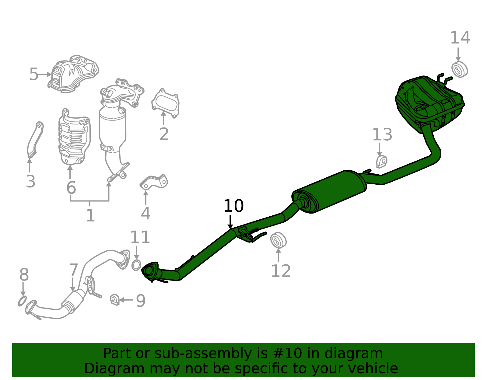 18307-TPG-A01 - Muffler & Pipe 2020-2022 Honda CR-V | Honda Parts Online