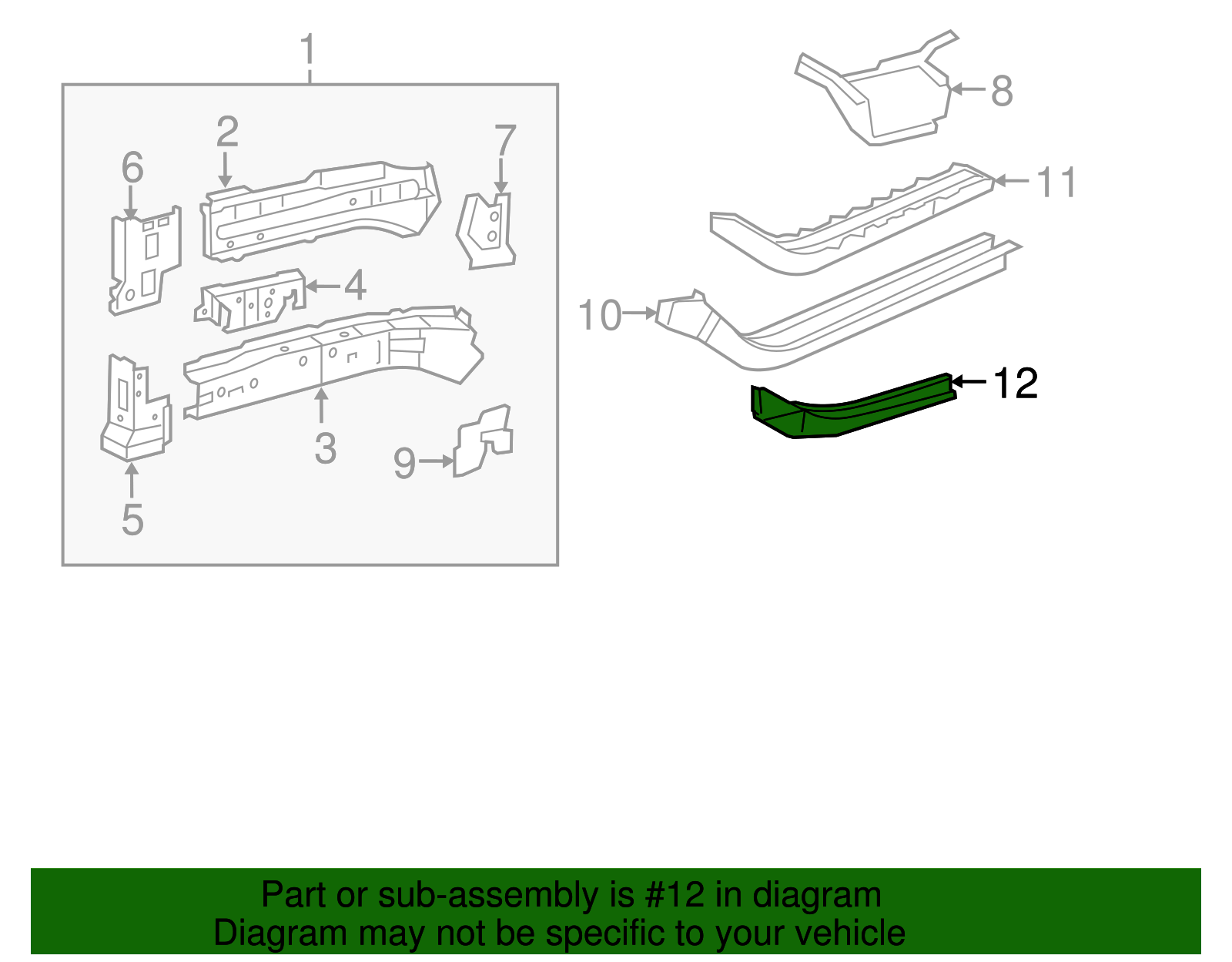 57054-42010 - Cross-Member - 2014-2018 Toyota RAV4 | Nucar Toyota Parts