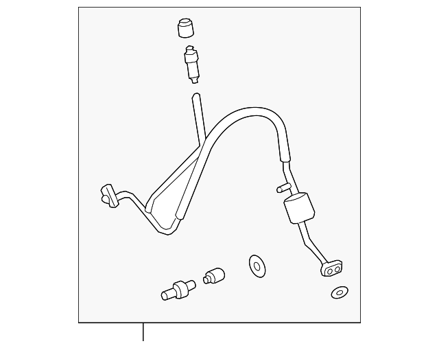 LC3Z-19972-B - A/C Refrigerant Discharge Hose 2020-2022 Ford | Big 3 ...