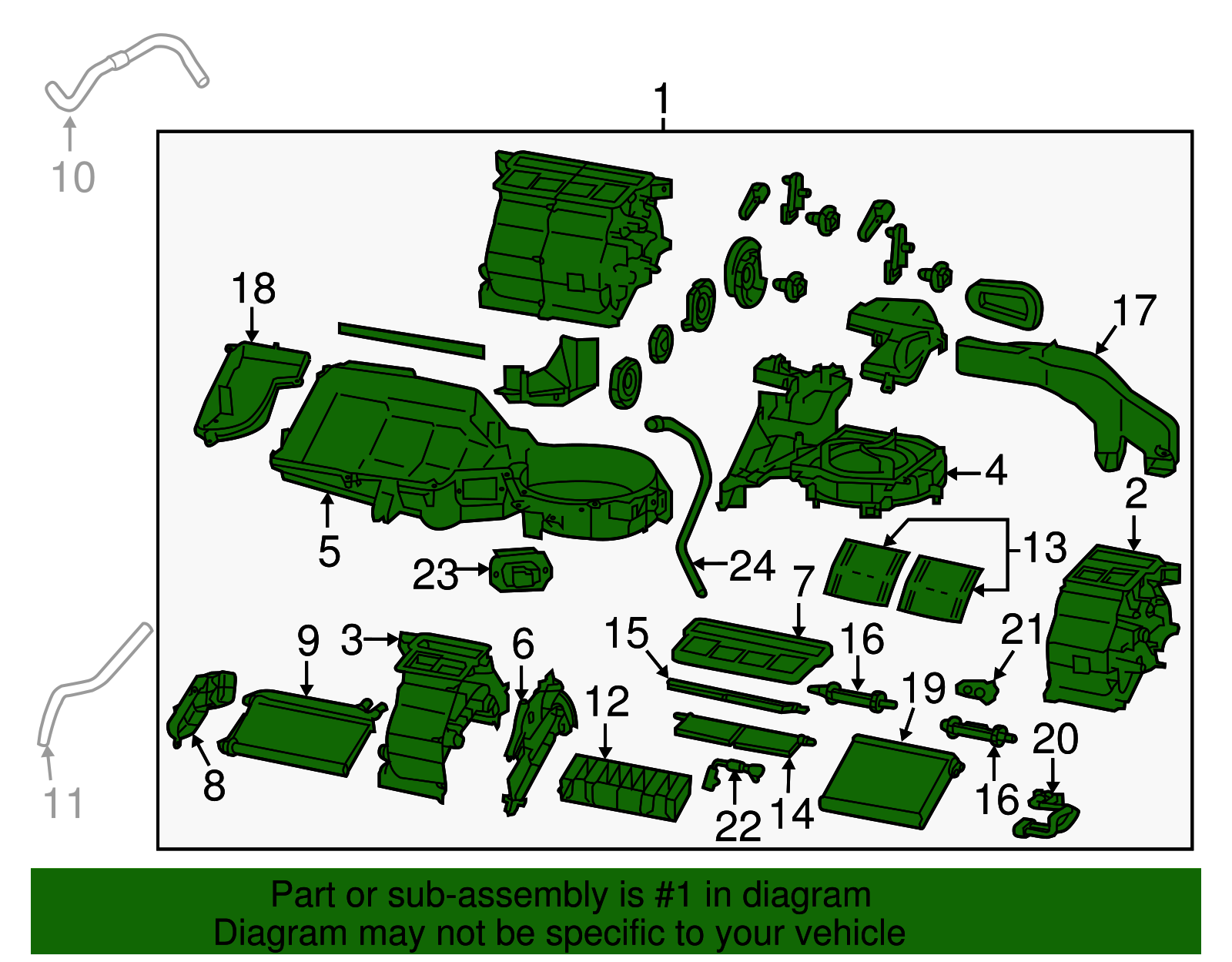 2013-2020 Toyota AC & Heater Assembly SU003-07633 | Toyota Parts Center