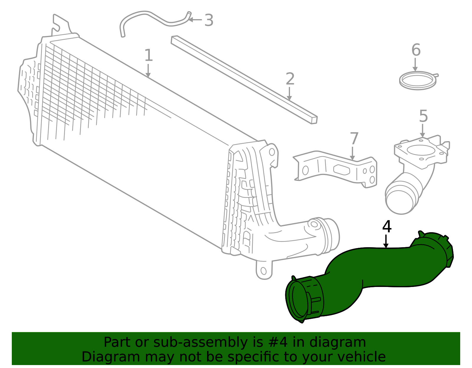 17341-25010 - 2024 Toyota Land Cruiser - Air Hose | Nucar Toyota Parts