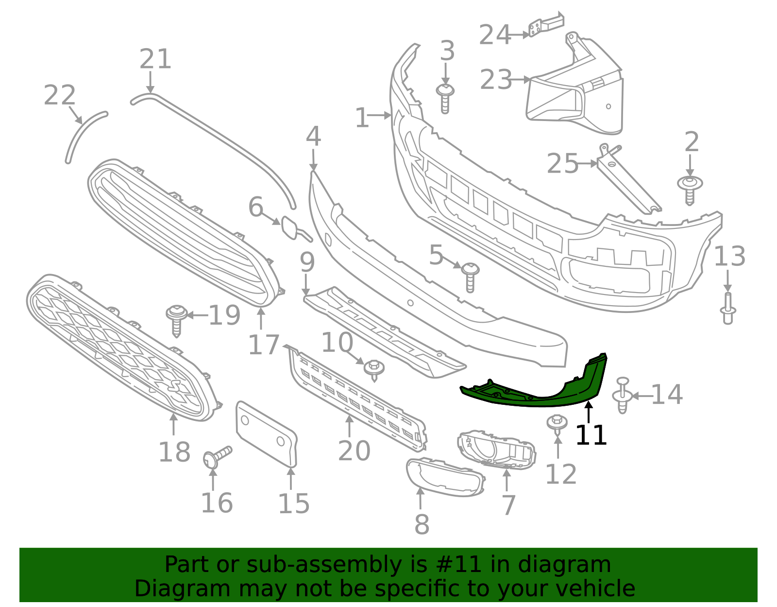 2017-2020 Mini Cooper Countryman | Spoiler End | 51-11-7-405-390 | BMW ...