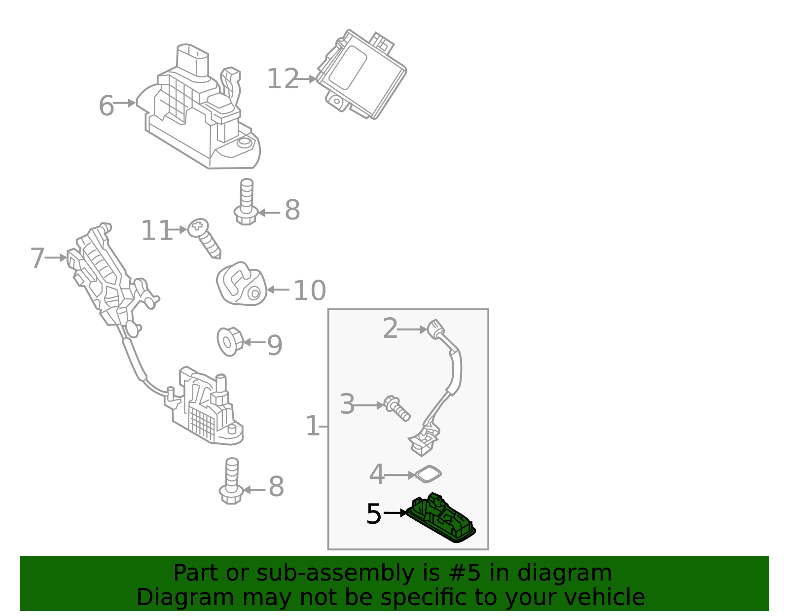 81260-D3510 - Handle, Outside 2020-2022 Kia Sportage | Kia.Parts Store