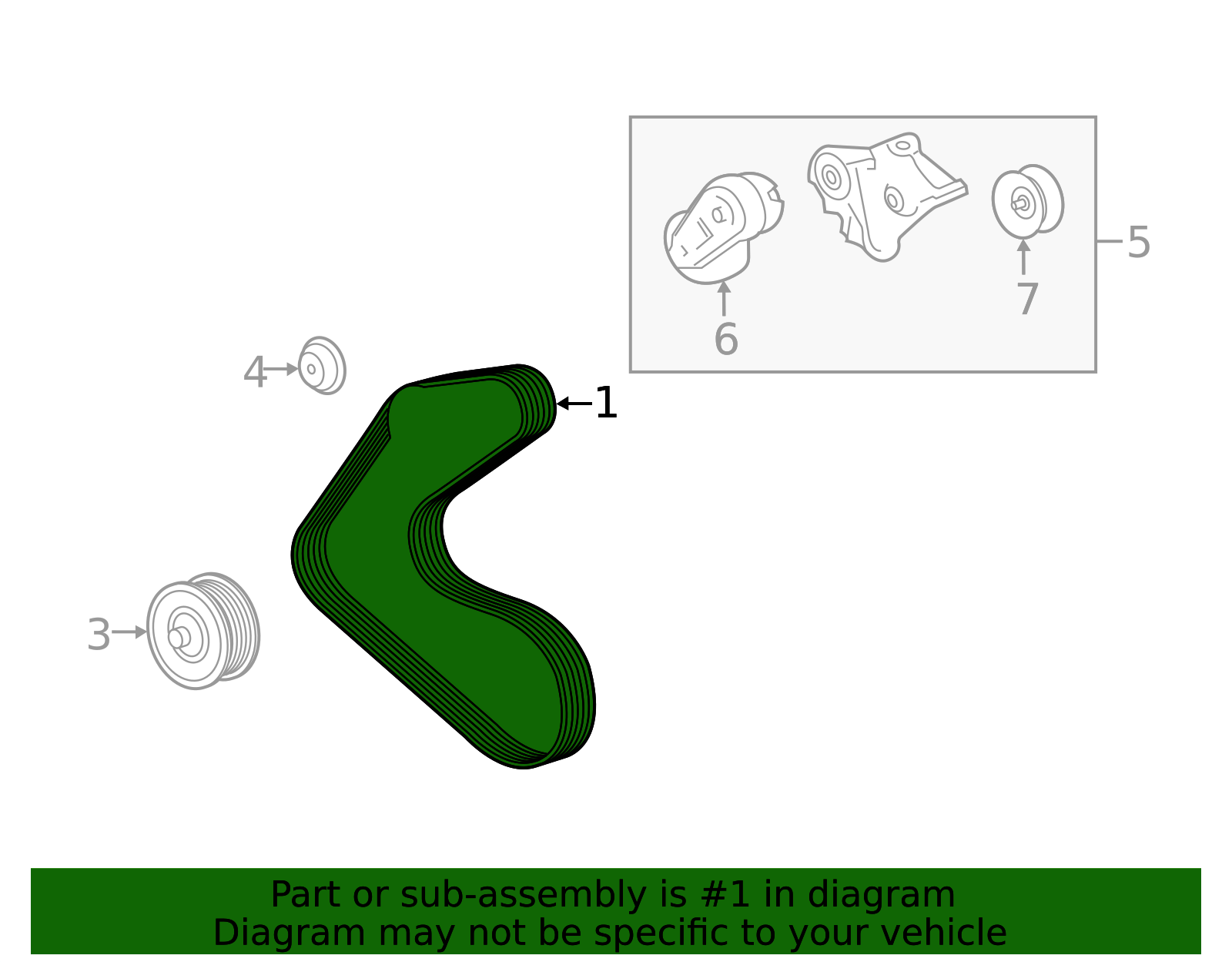 2013-2024 Jaguar | Accessory Drive Belt | C2D61183 | OEM Vehicle Parts