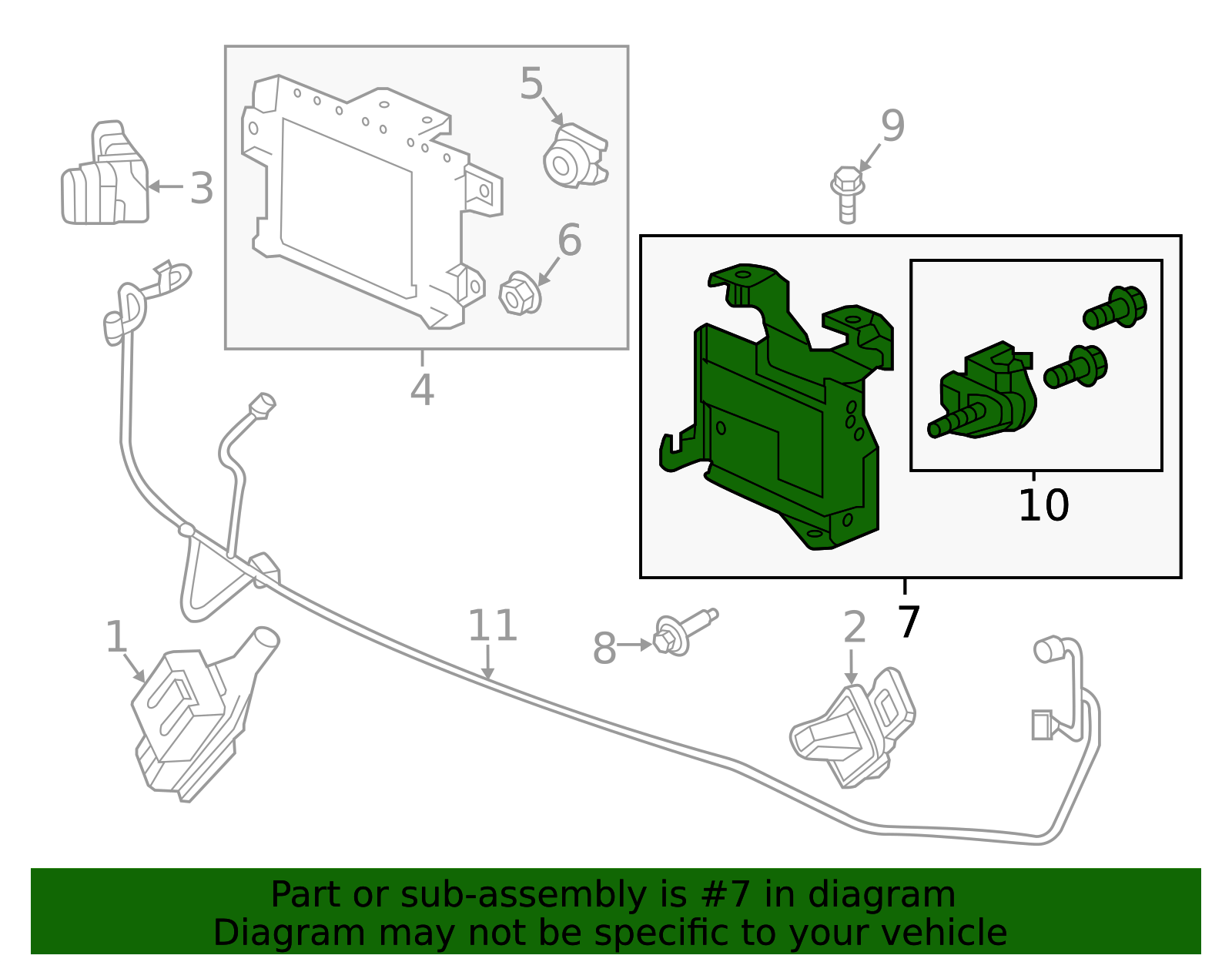 36801-TG7-A11 - Mount Bracket 2019-2022 Honda | Honda Parts Online
