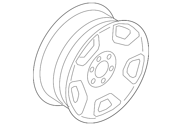 2004-2009 Ford F-150 Wheel, Steel 9L3Z-1007-K | Miracle Ford Parts