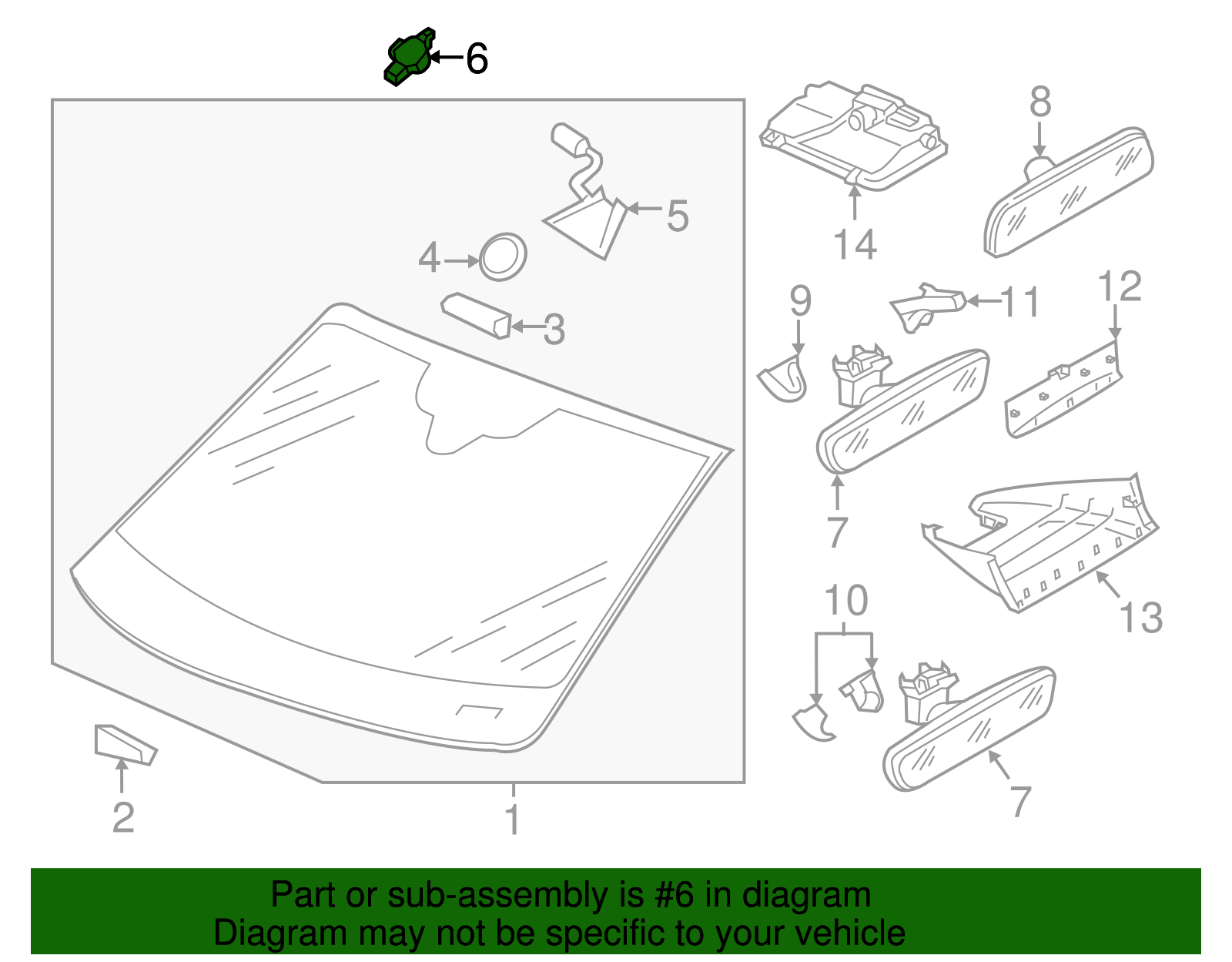2017-2022 Volkswagen Passat Rain Sensor 5K7-955-559-C | VW Direct Auto ...