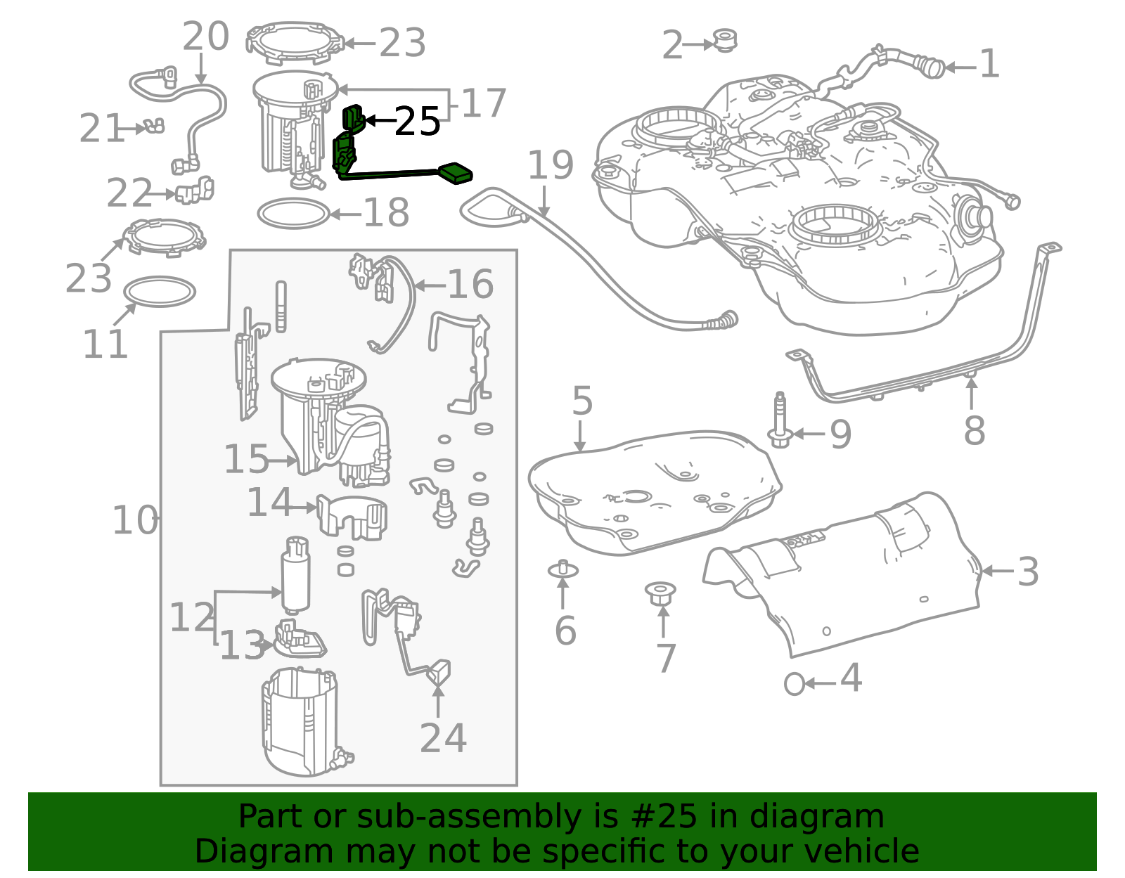 83320-10290 - Fuel Sender And Hanger Assembly 2023-2025 Toyota GR ...