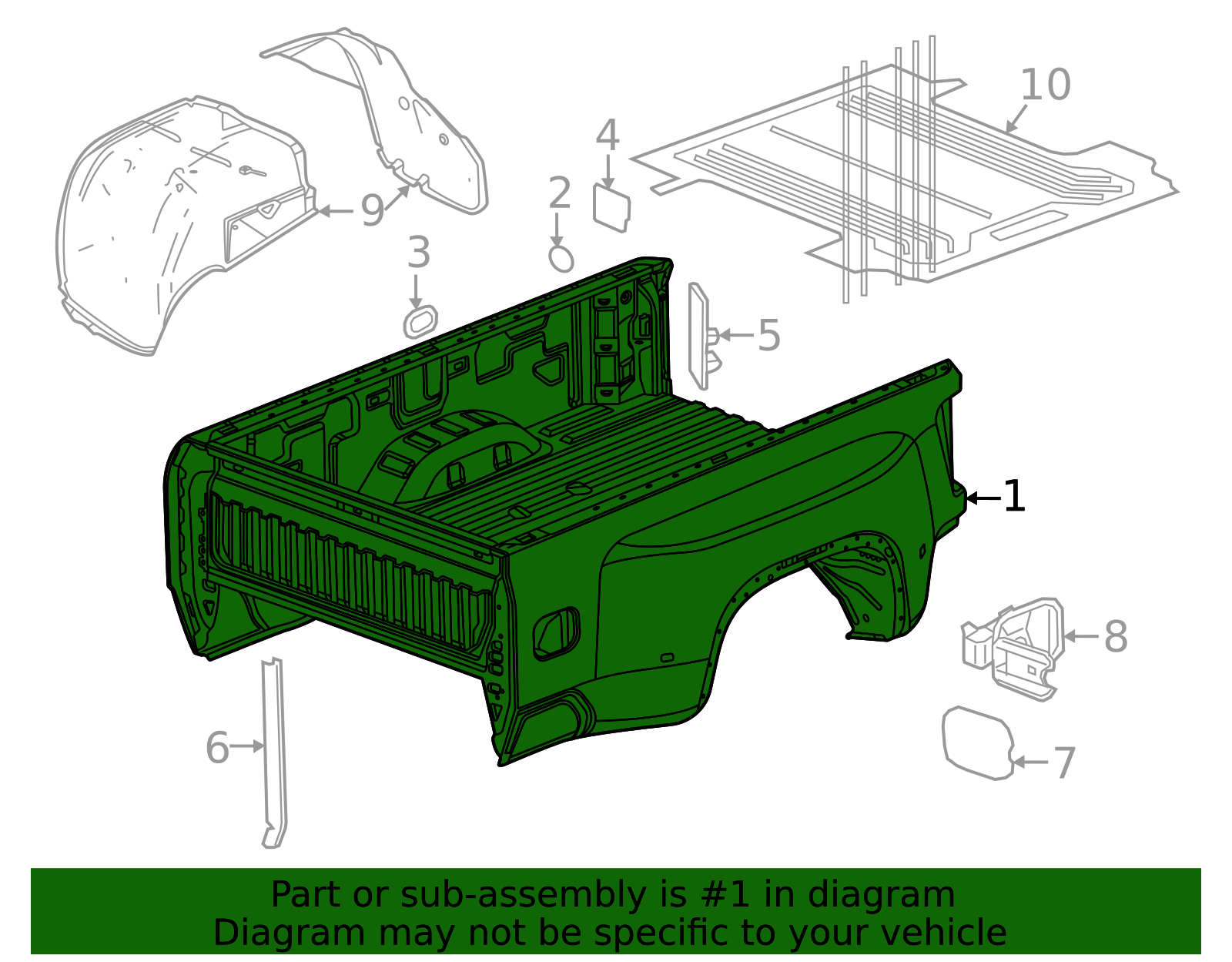 2020-2025 GM Box Assembly 85611556 GM | GMPartsDirect.com