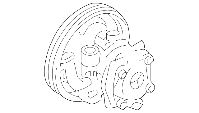 2003-2006 Mitsubishi Outlander Power Steering Pump MN100472 ...