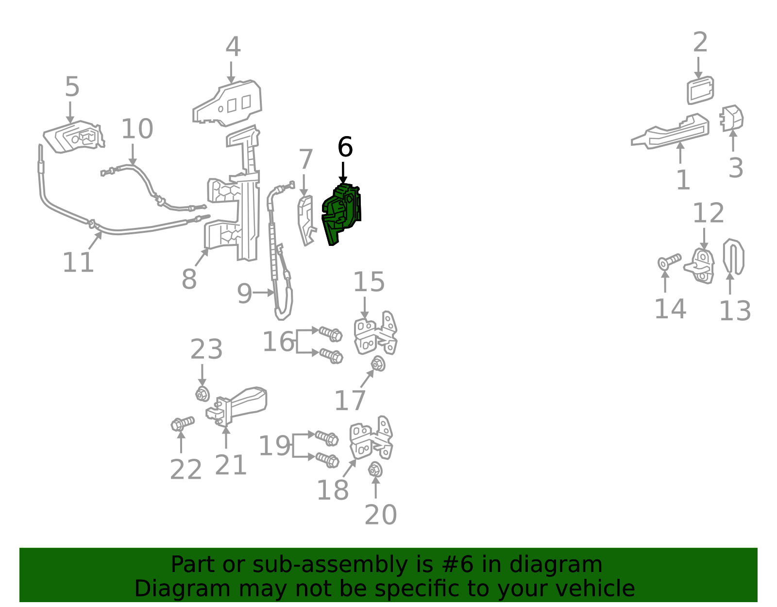 Door Lock Actuator Motor 04589914AF | Mopar Parts Canada