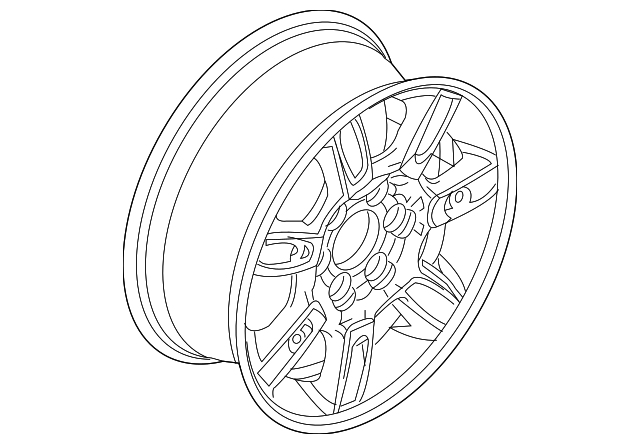 Wheel, Alloy AL3Z-1007-K | Miracle Ford Parts