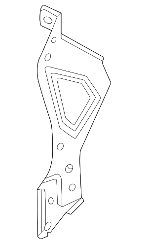 2020-2025 Chevrolet Front Passenger Side Fender Front Bracket 84629495 ...