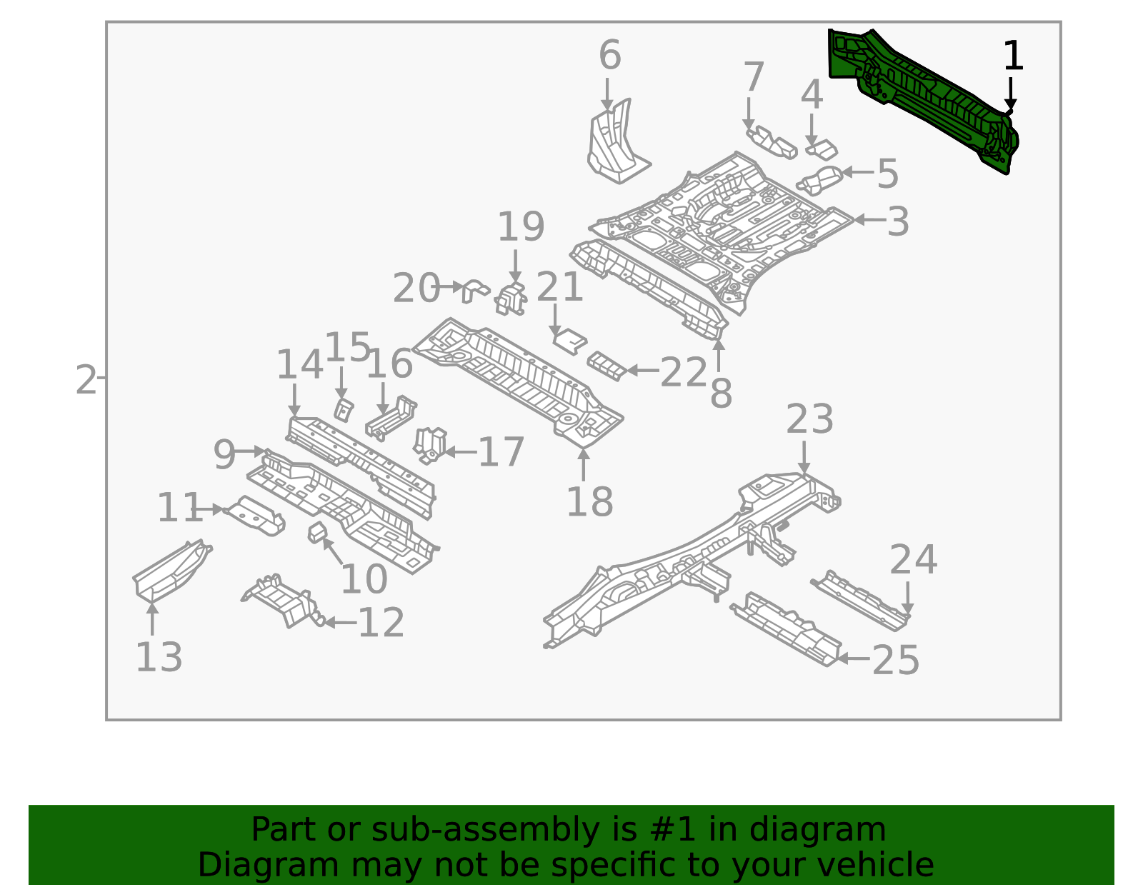 2022-2025 Hyundai Tucson Rear Body Panel 69100-N9200 | QuirkParts