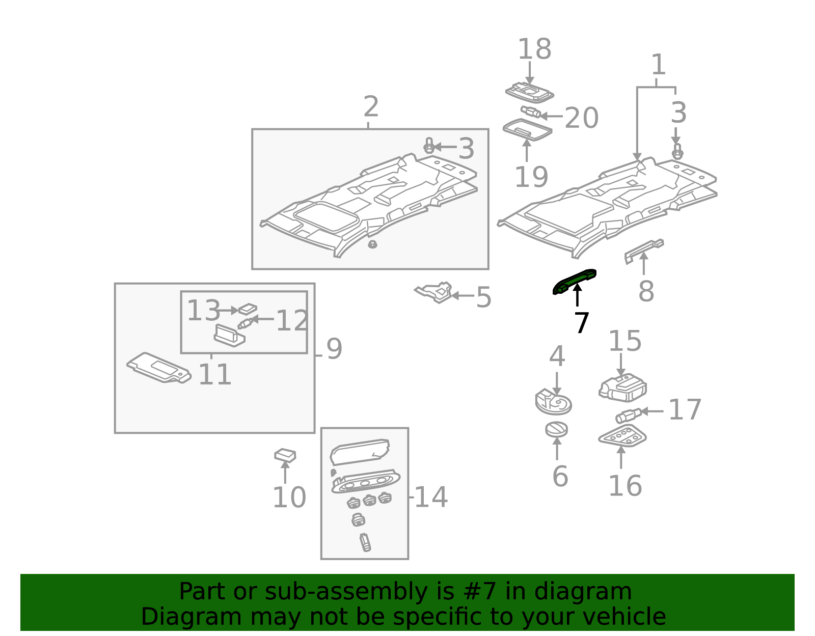 83240-SEA-003ZA - 2004-2010 Honda - Grab Rail Assembly *NH220L* (Clear ...