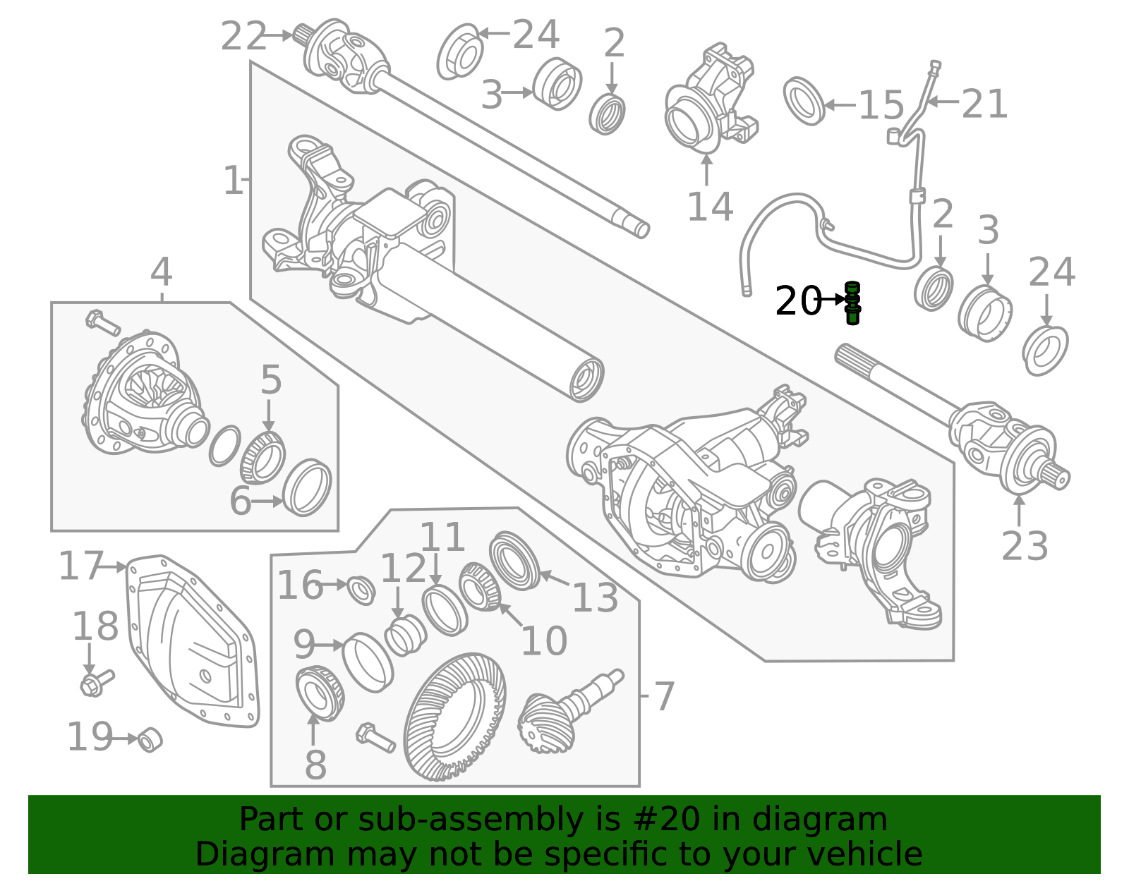 2023-2026 Ford Differential Cover Plug F81Z-4022-BA | TascaParts.com