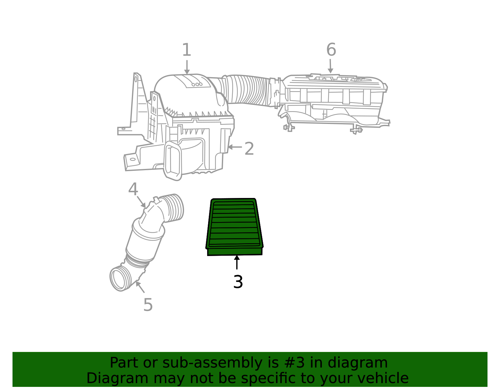 2003-2009 Dodge Air Filter 53034249AA | Mopar Parts Canada