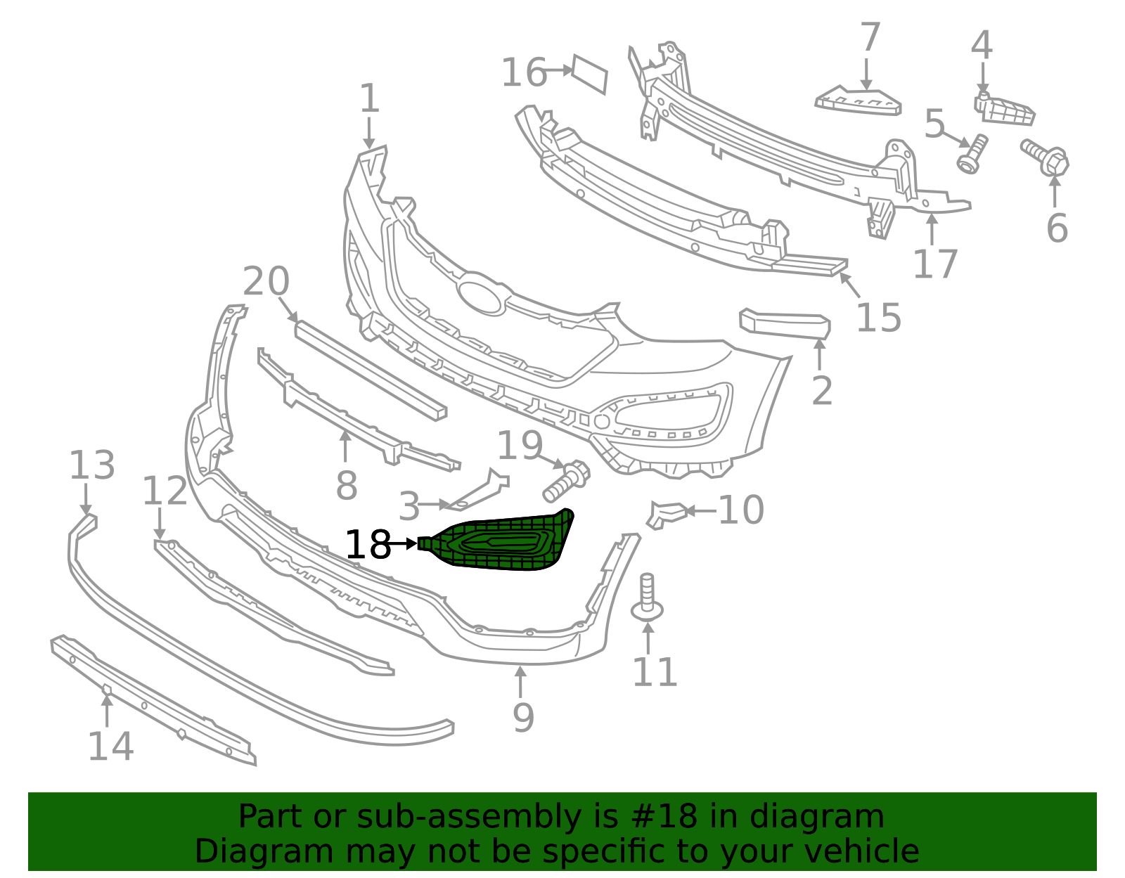 2013-2016 Hyundai Santa Fe Sport Hole Cover 86564-4Z010 | OEM Parts Online
