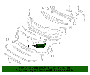 86563-4Z010 - High-Quality Fog Light Trim for 2013-2016 Hyundai Santa ...