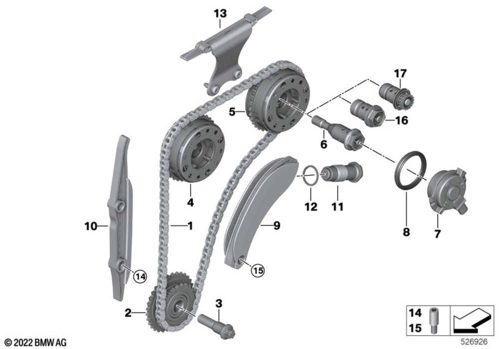 11317617472 - Mini Chain Tensioner Performance Auto Parts