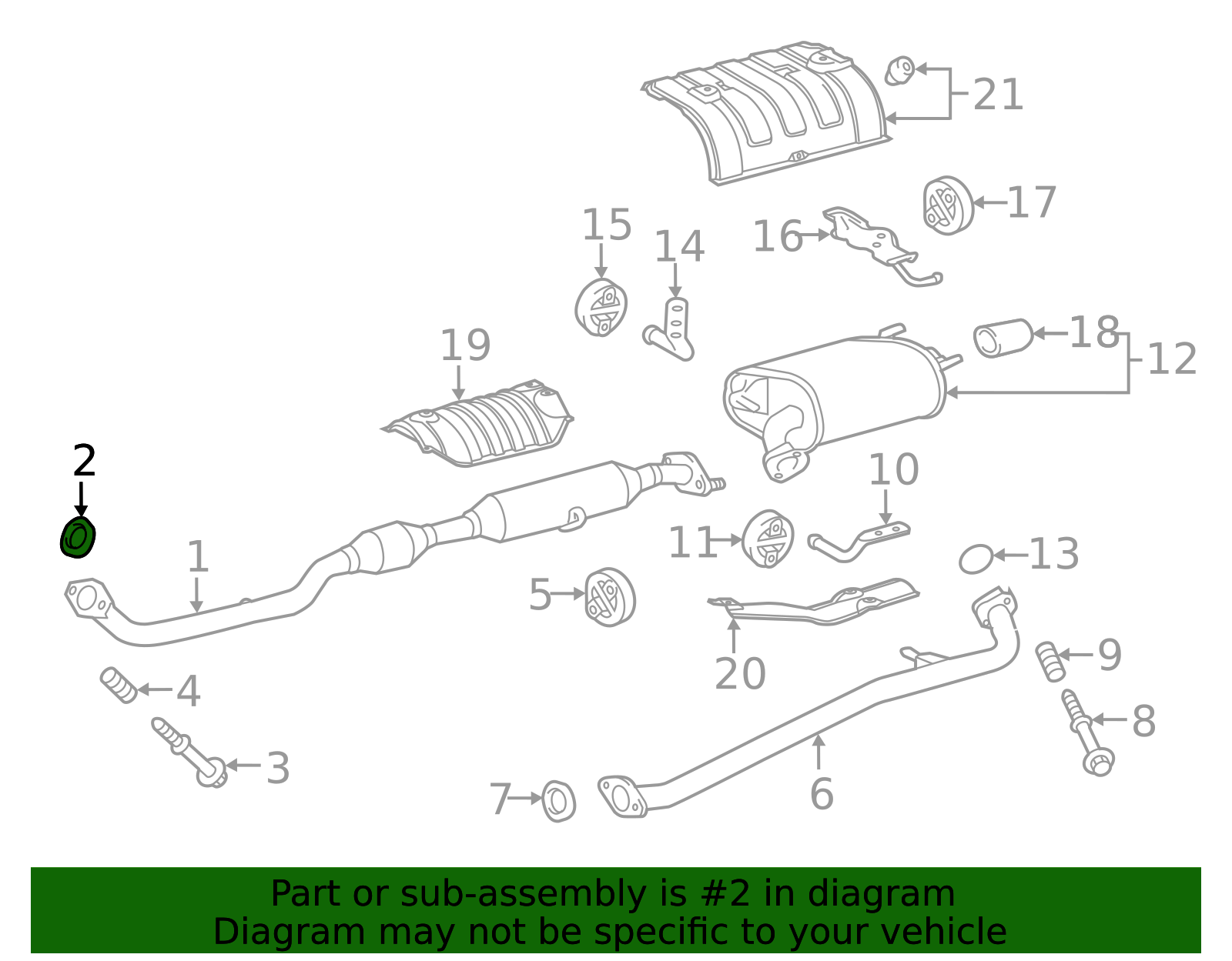 1992-2021 Toyota - Exhaust Pipe Gasket 90917-06078 | Sparks Parts