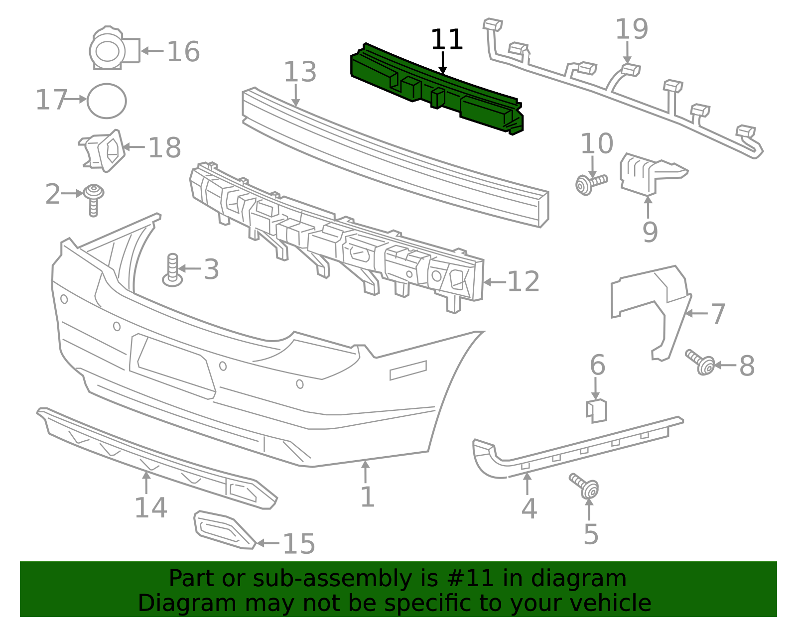 2011-2014 Dodge Charger Center Support 57010616AC | Mopar Parts Canada