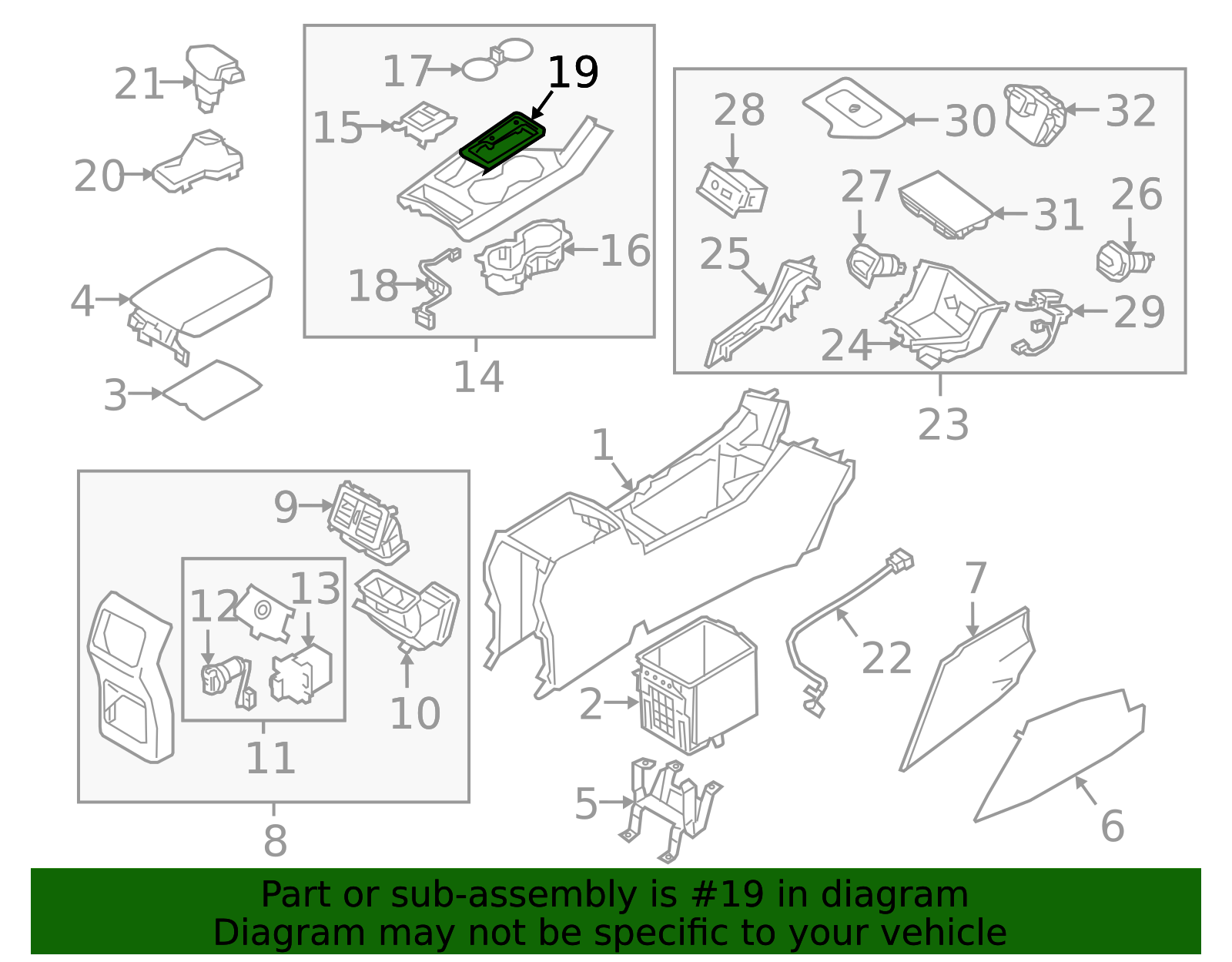 84652-D9000SA1 - Shift Indicator 2017-2022 Kia Sportage | Kia.Parts Store
