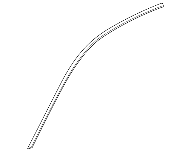 72425-T20-A01 - 2022-2025 Honda Civic - Frame Molding | Genuine Honda Parts