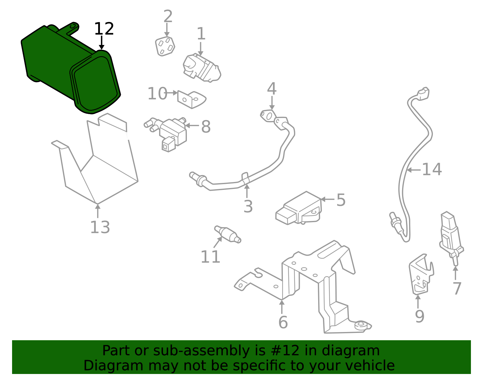BP5R-13-970 - Vapor Canister 2000-2005 Mazda Miata | Mazda-Parts