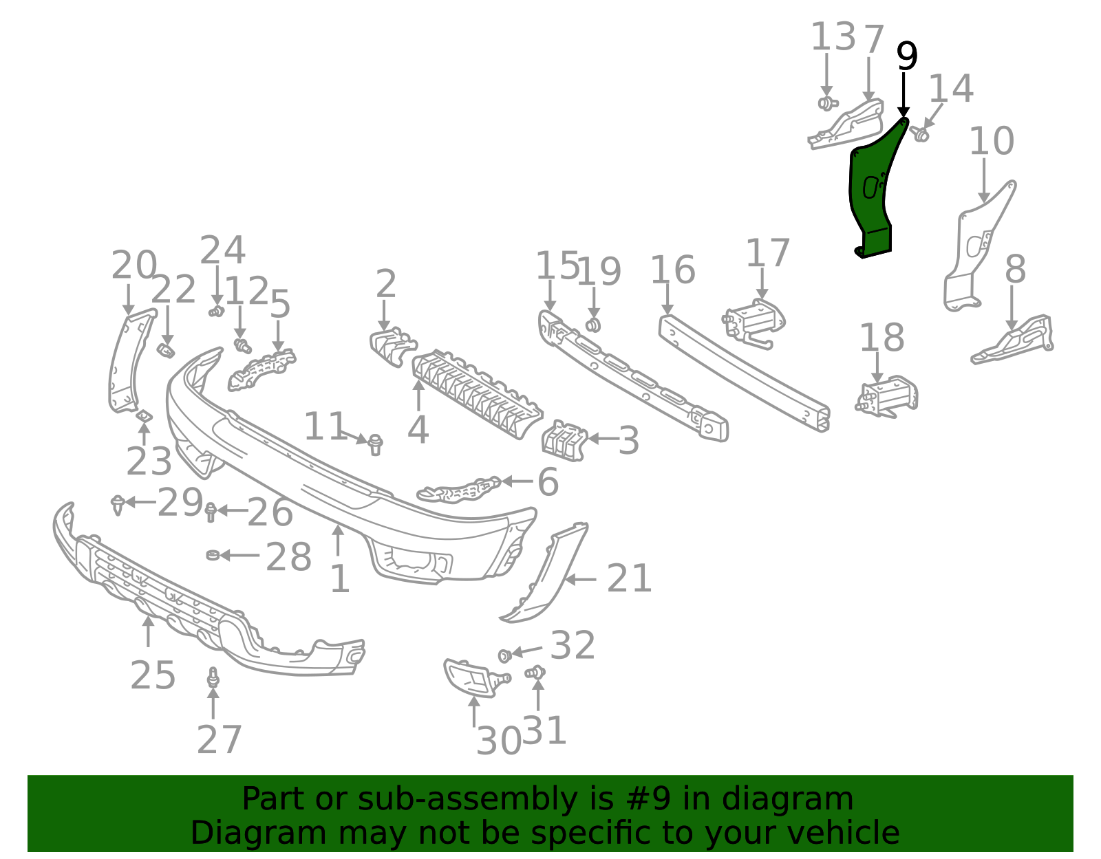Radiator Air Deflector - OEM Engine Cooling Channel | AutoNation Parts