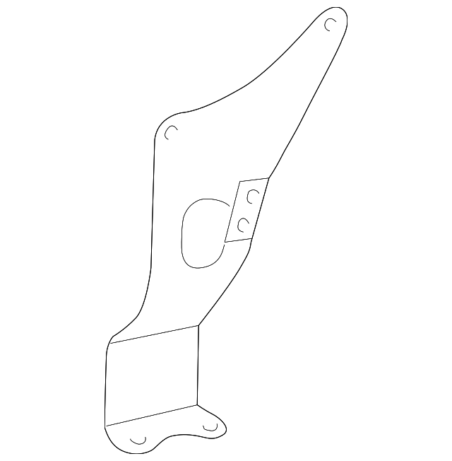 2003-2005 Toyota 4Runner Air Guide 53154-35040 | Toyota Parts Center
