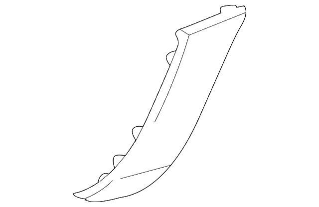 Genuine Toyota Side Extension part# 52113-35130 for 2003-2004 Toyota ...