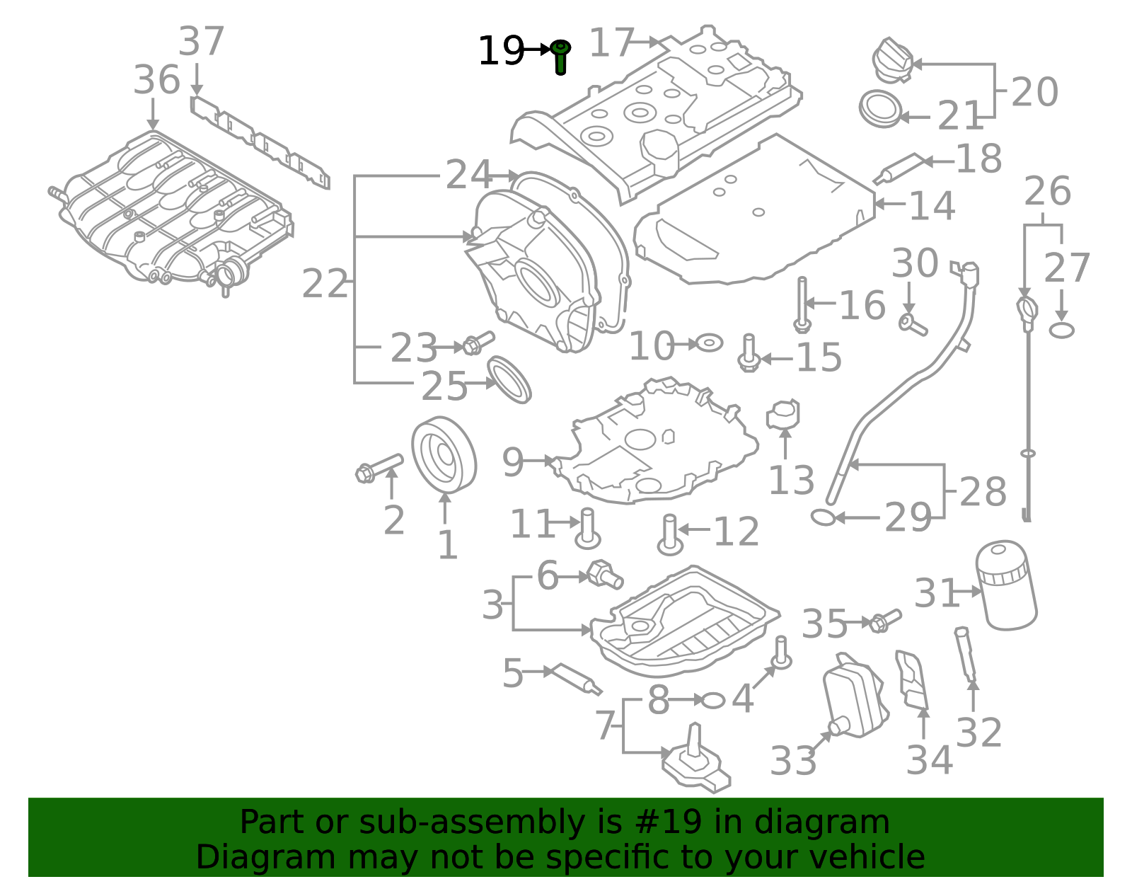 2007-2019 Volkswagen Cylinder Head Screw N-105-540-05 | OEM Parts Online