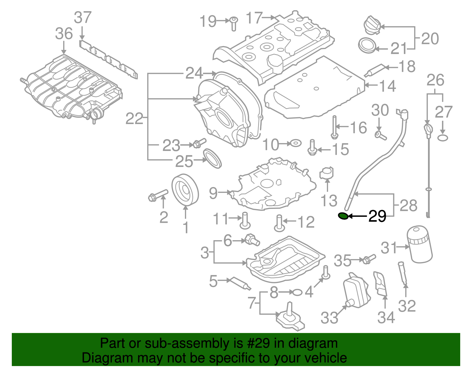 2008-2025 Volkswagen Tube O-Ring WHT-003-463 | OEM Parts Online
