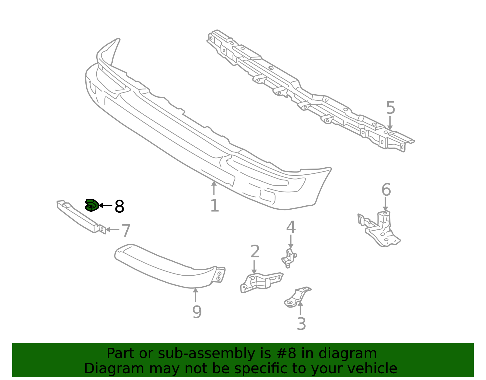 1998-2000 Toyota Tacoma 1998-2000 Toyota Tacoma - Headlight Bracket ...