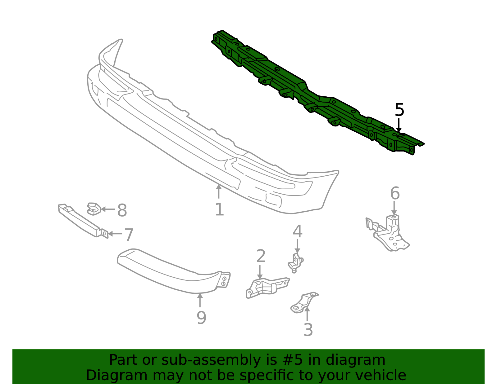 Genuine Official Toyota Upper Retainer part# 52506-04020 for 1998-2000 ...