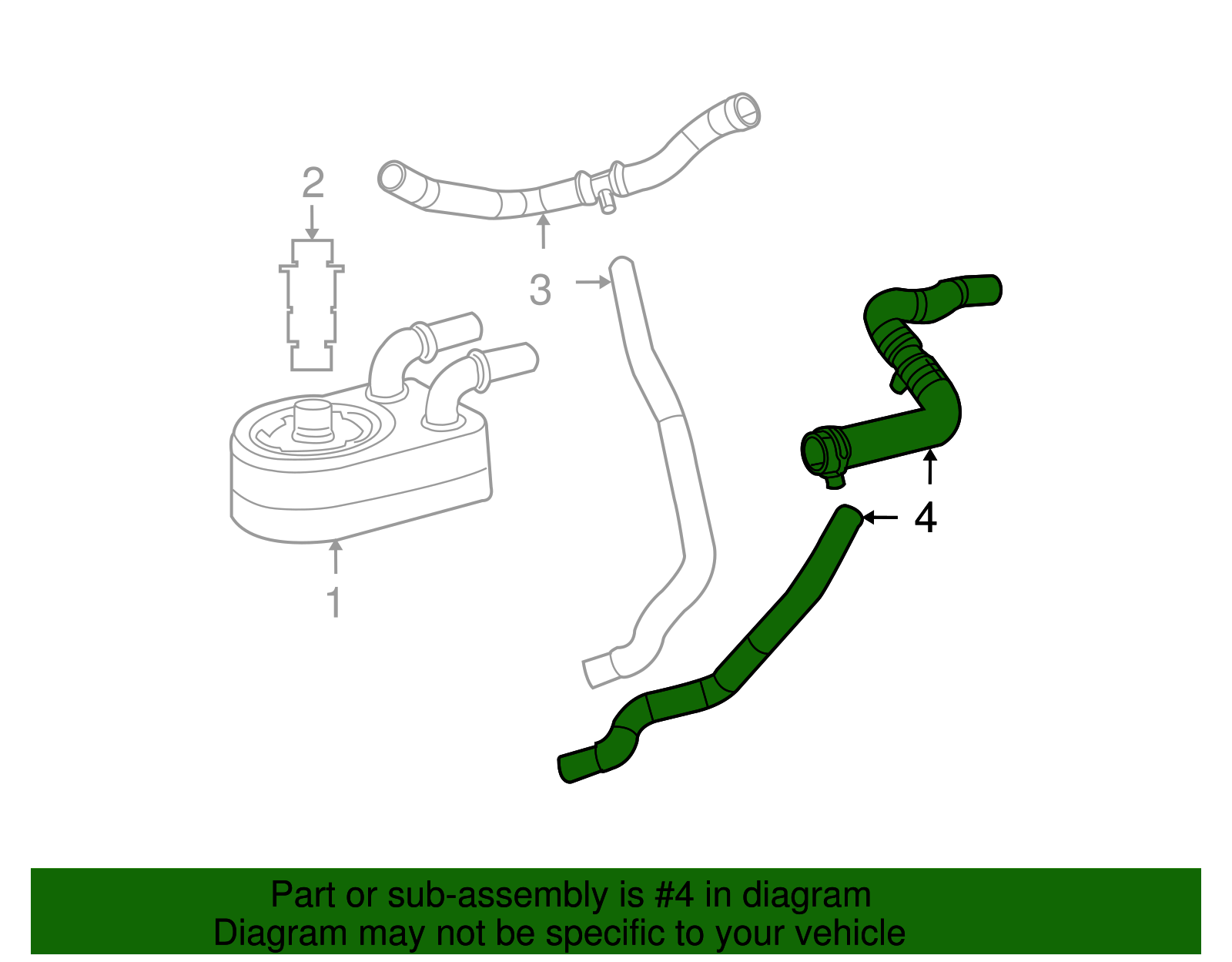 2007-2017 Mopar Hose 05058489AF | Mopar Parts Canada