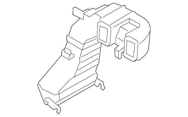 37571-4U000 - Drive Motor Battery Compartment Cooling Fan Duct 2011 ...