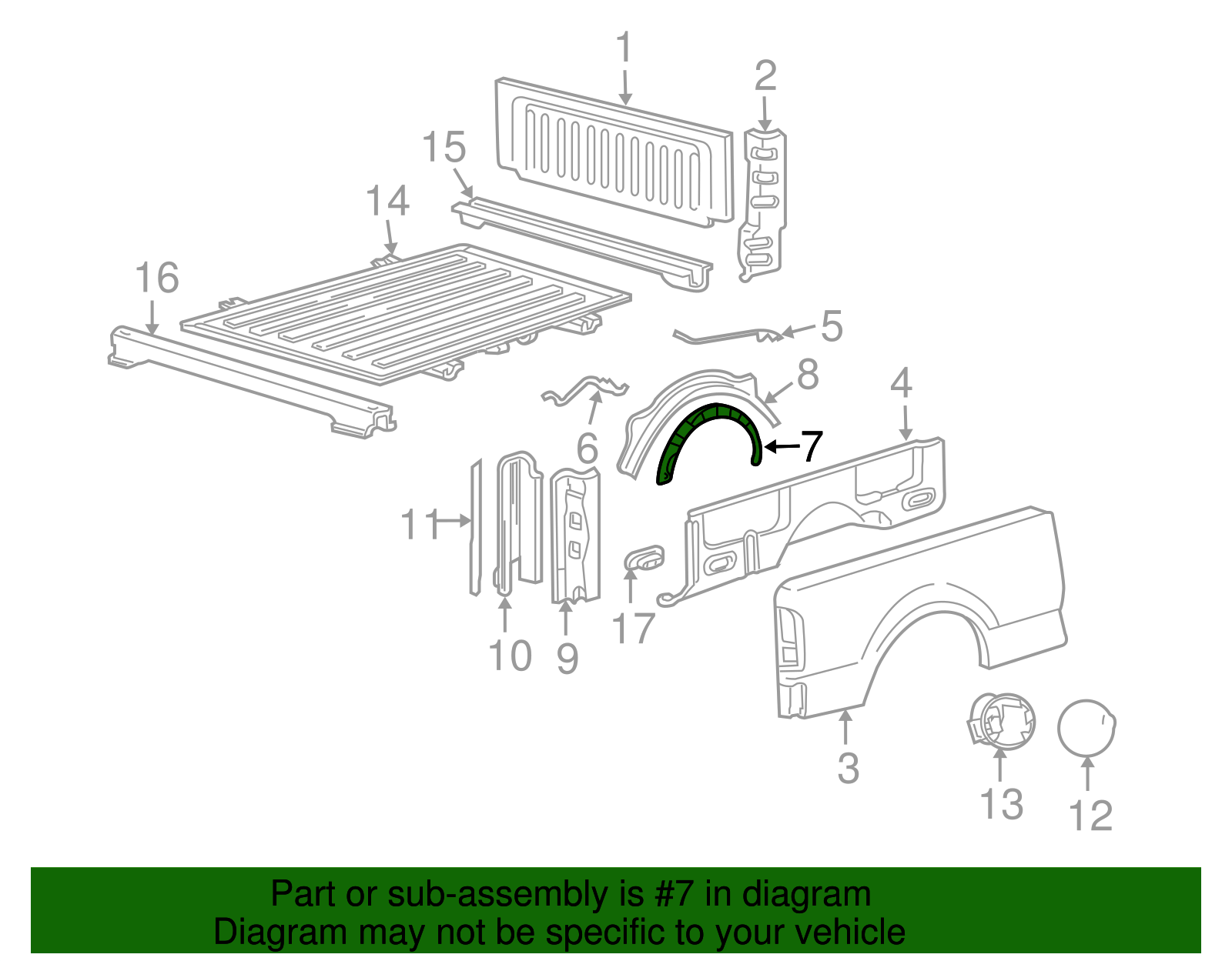 2004-2014 Ford OEM NEW 2004-2014 Ford F-150 Passenger Side Outer ...