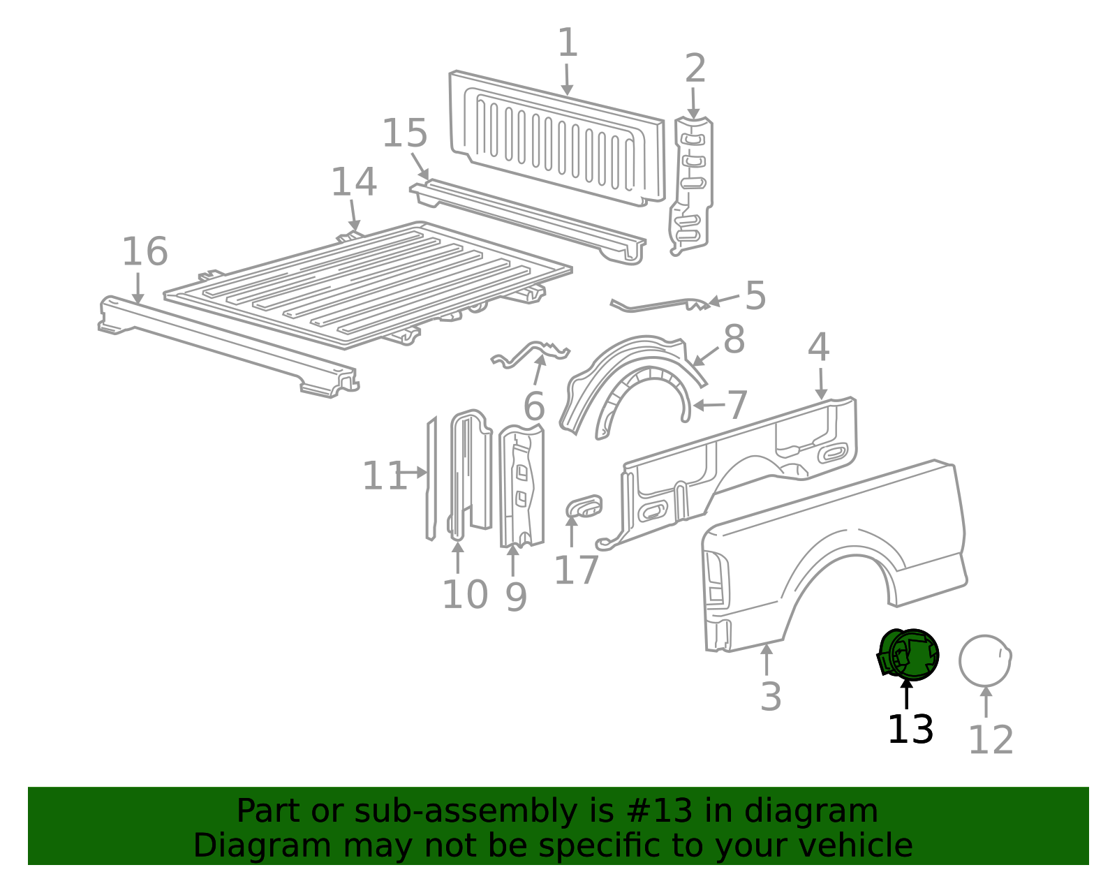 Fuel Filler Housing 4L3Z-9927936-BA | OEM Ford Parts Online