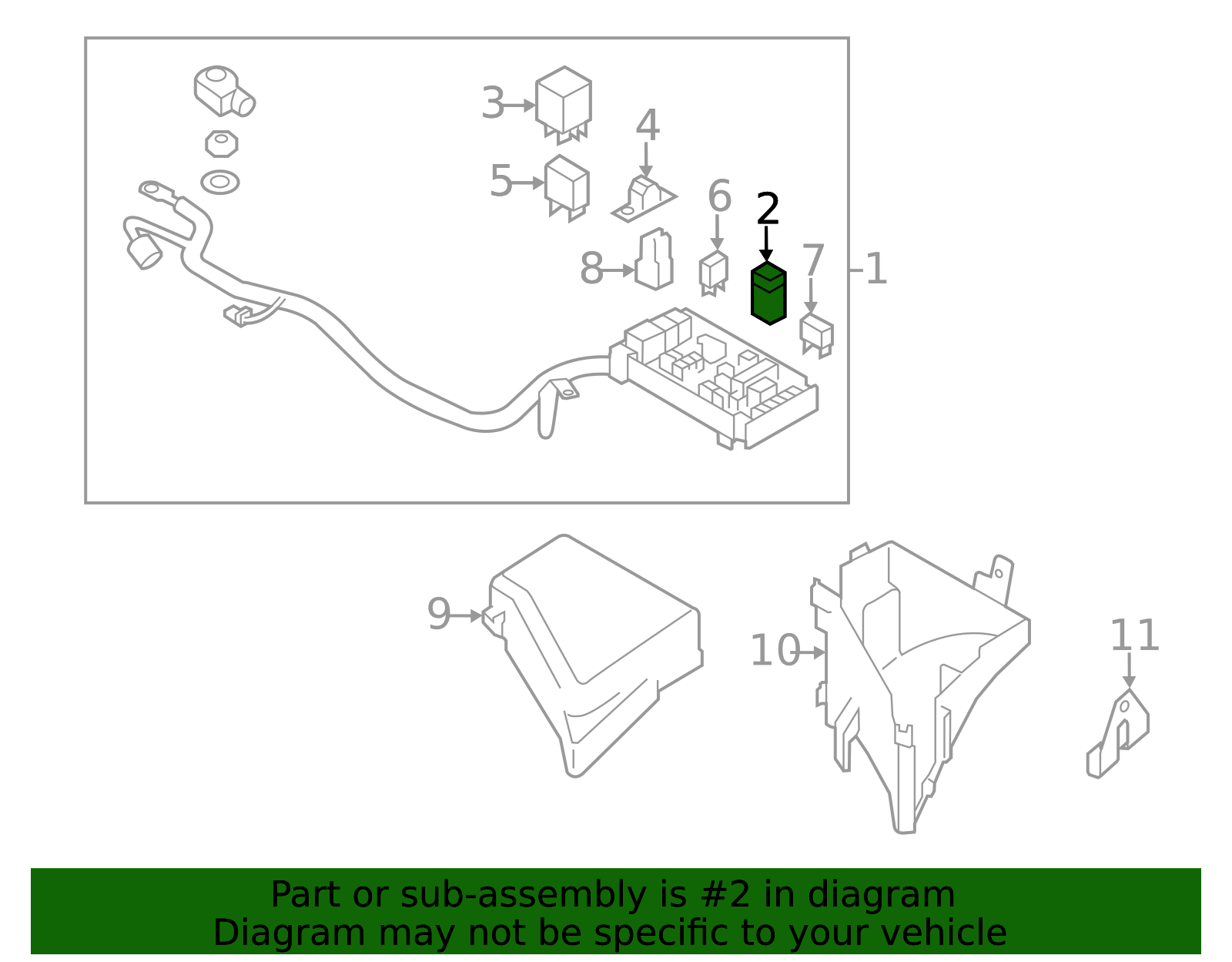 82211FC160 - Main Fuse - 2008-2014 Subaru | World OEM Parts Subaru