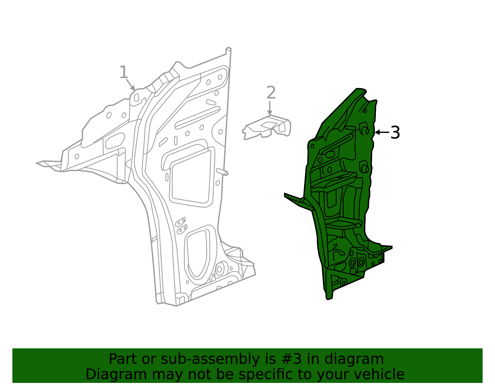 84651039 - High-Quality Hinge Pillar Reinforced for 2016-2025 Chevrolet ...
