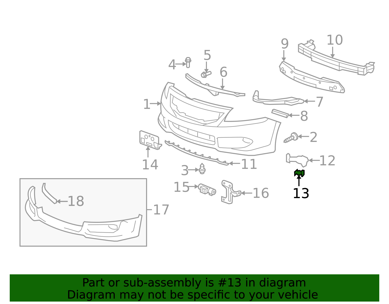 2008-2016 Honda Filler Cover Retainer Clip 71109-TA1-J01 | OEM Parts Online