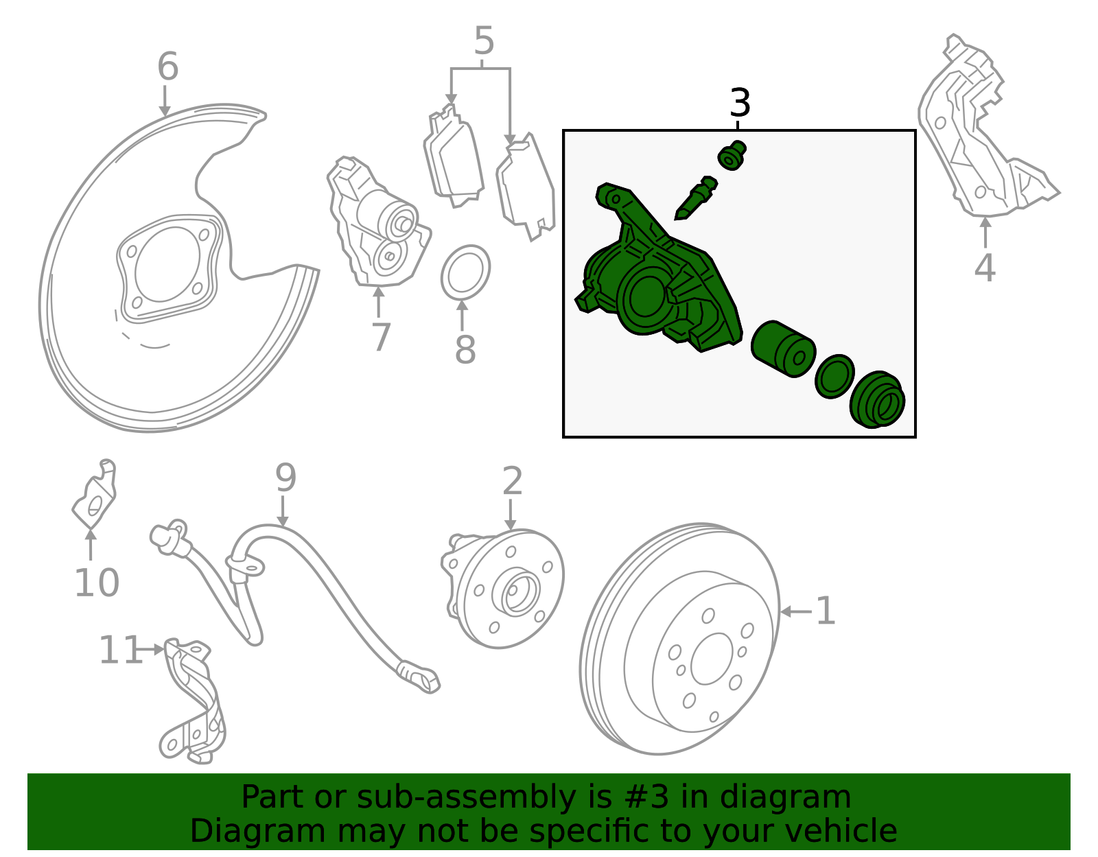 47850-F6010 - 2022-2024 Lexus - Caliper Assembly | My L Parts