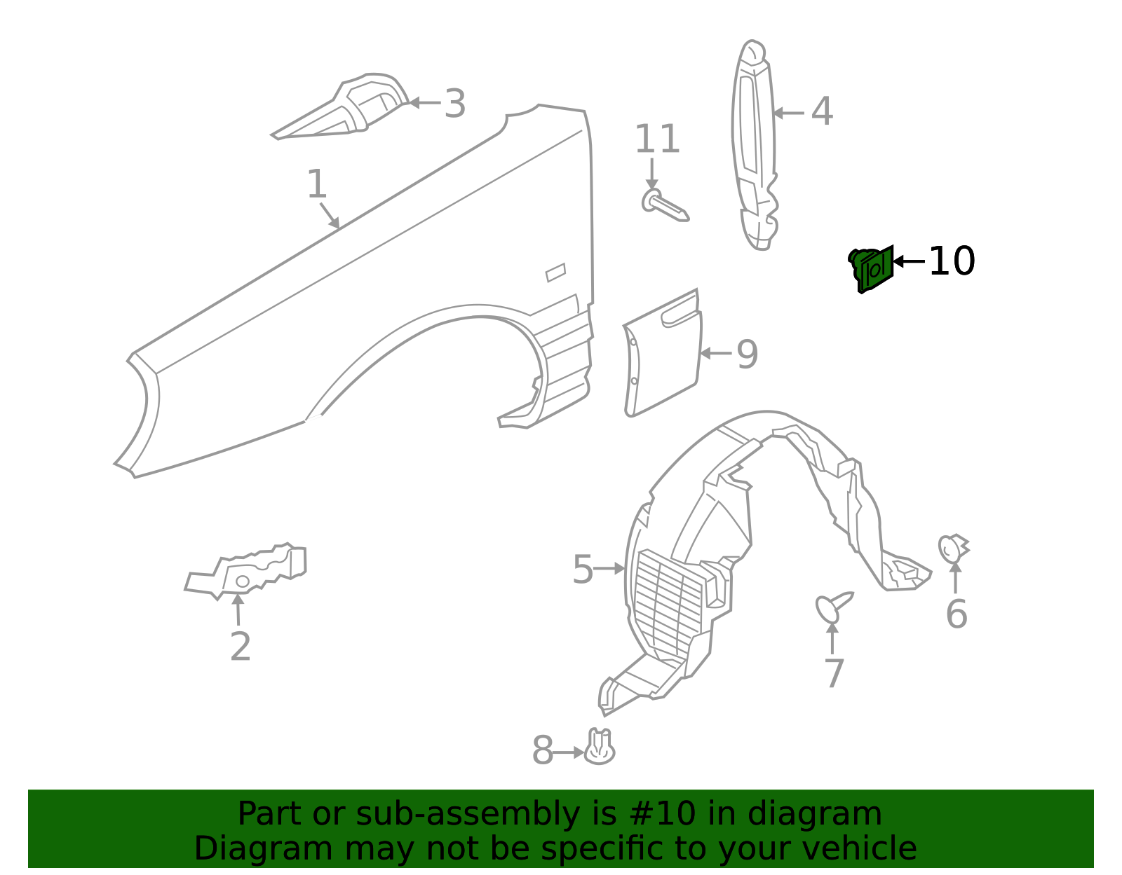 87756-37000 - Molding Clip 2008-2009 Kia Amanti | Kia.Parts Store