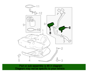 2015-2017 Chevrolet Impala Compressed Natural Gas (CNG) Tank Filler ...