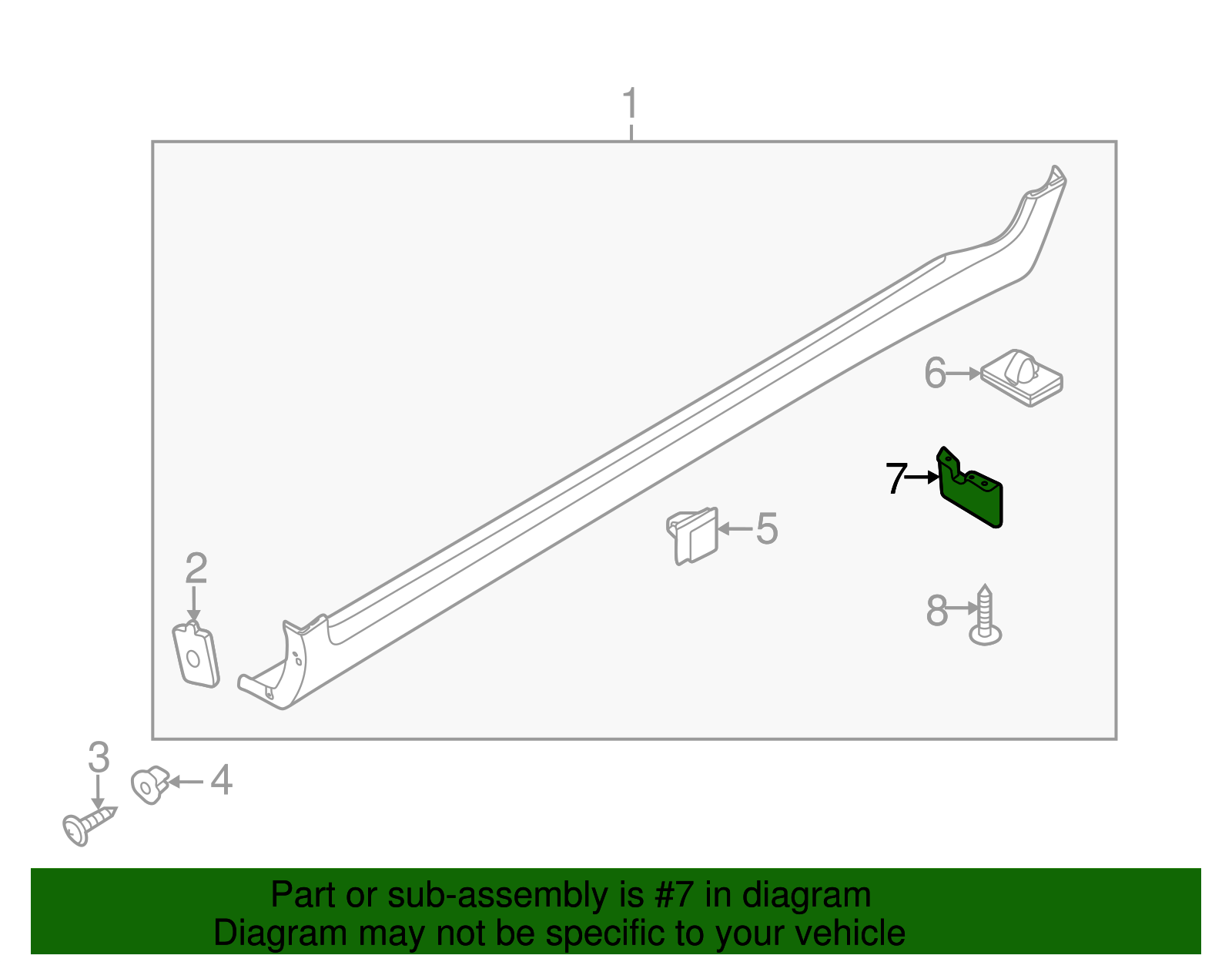 87755-3W500 - Deflector 2014-2016 Kia Sportage | Kia.Parts Store